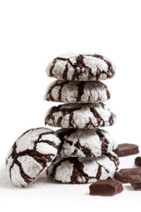 Fudge Drop Crinkle Cookies (Gluten Free) • The Heritage Cook