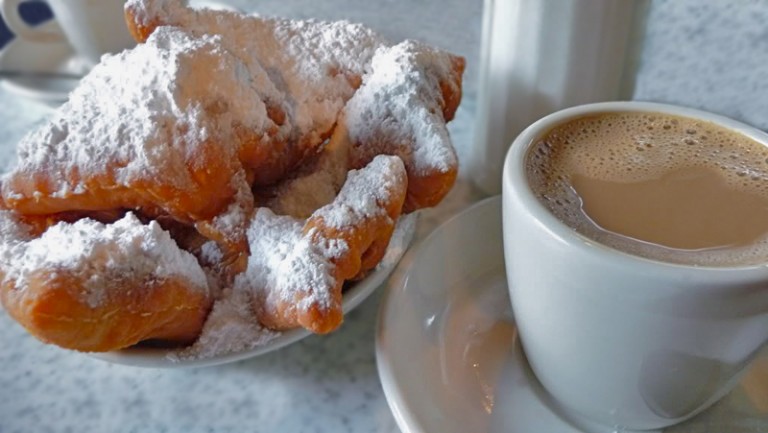 Mardi Gras Beignets with Chocolate and Blood Orange Dipping Sauces for ...