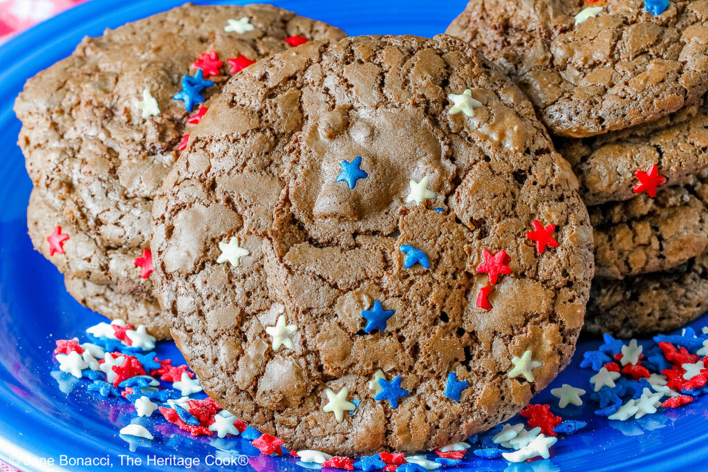 Intense Chocolate Mudslide Cookies (GF) • The Heritage Cook