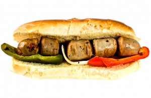 Sausage, Onion and Pepper Hoagie Sandwiches - Perfect for Game Night ...