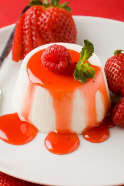 White Chocolate Panna Cotta for Chocolate Monday! • The Heritage Cook