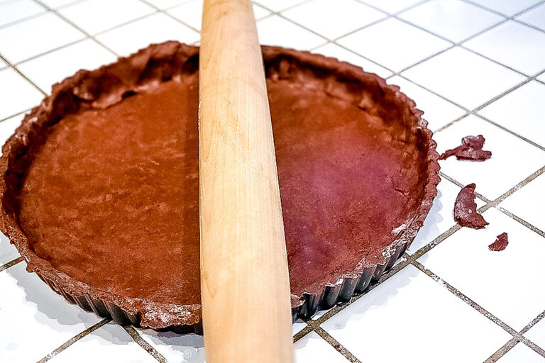 Chocolate Mocha Tart (GF) • The Heritage Cook