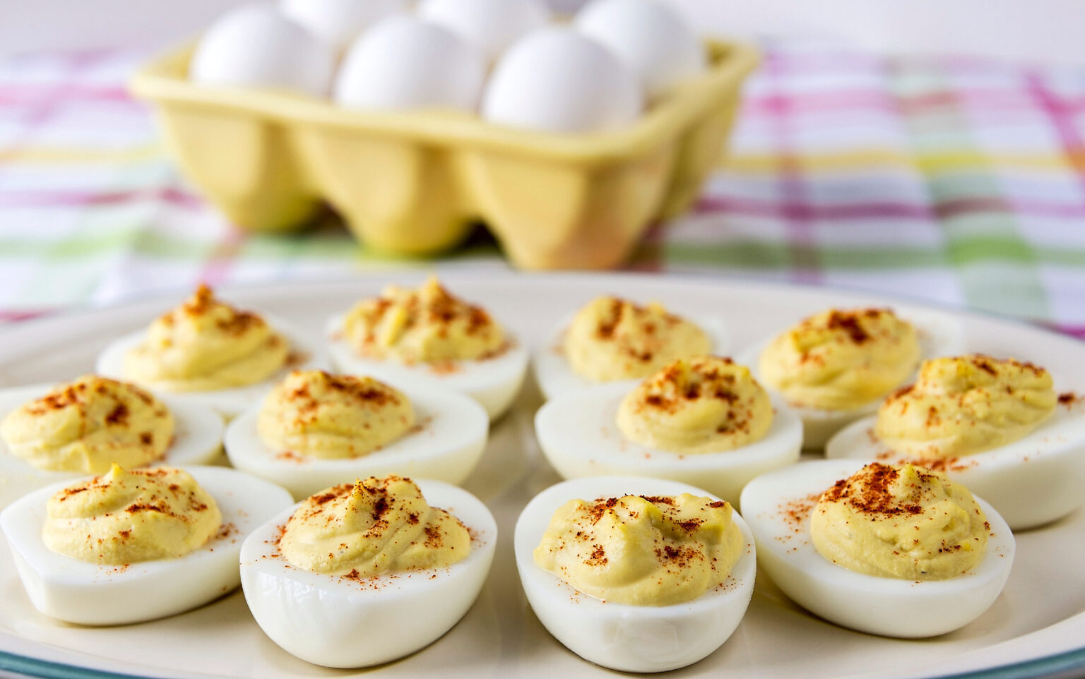 Old Fashioned Deviled Eggs and Perfectly Cooked and Dyed Eggs • The ...