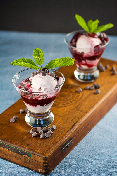 Fresh Cherry & Chocolate Chip Parfaits (Gluten-Free) • The Heritage Cook