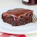 Chocolate Raspberry Sheet Cake (Gluten-Free) • The Heritage Cook