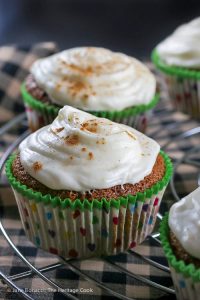 Spice Cupcakes with White Chocolate Cream Cheese Frosting (Gluten Free ...