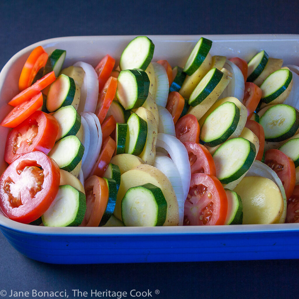 Baked Vegetable Gratin (Gluten Free) • The Heritage Cook