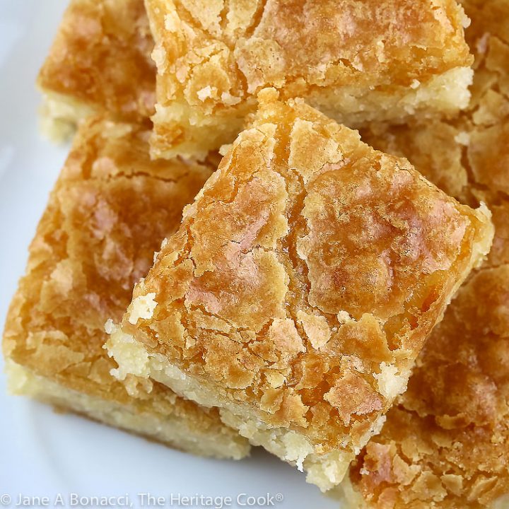 White Chocolate Sugar Cookie Squares (Gluten-Free) • The Heritage Cook