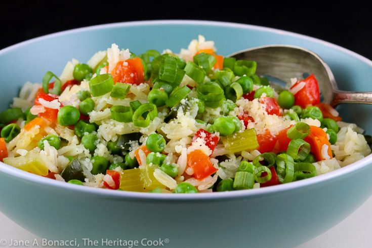 Easy Vegetable Loaded Rice (Gluten Free) • The Heritage Cook