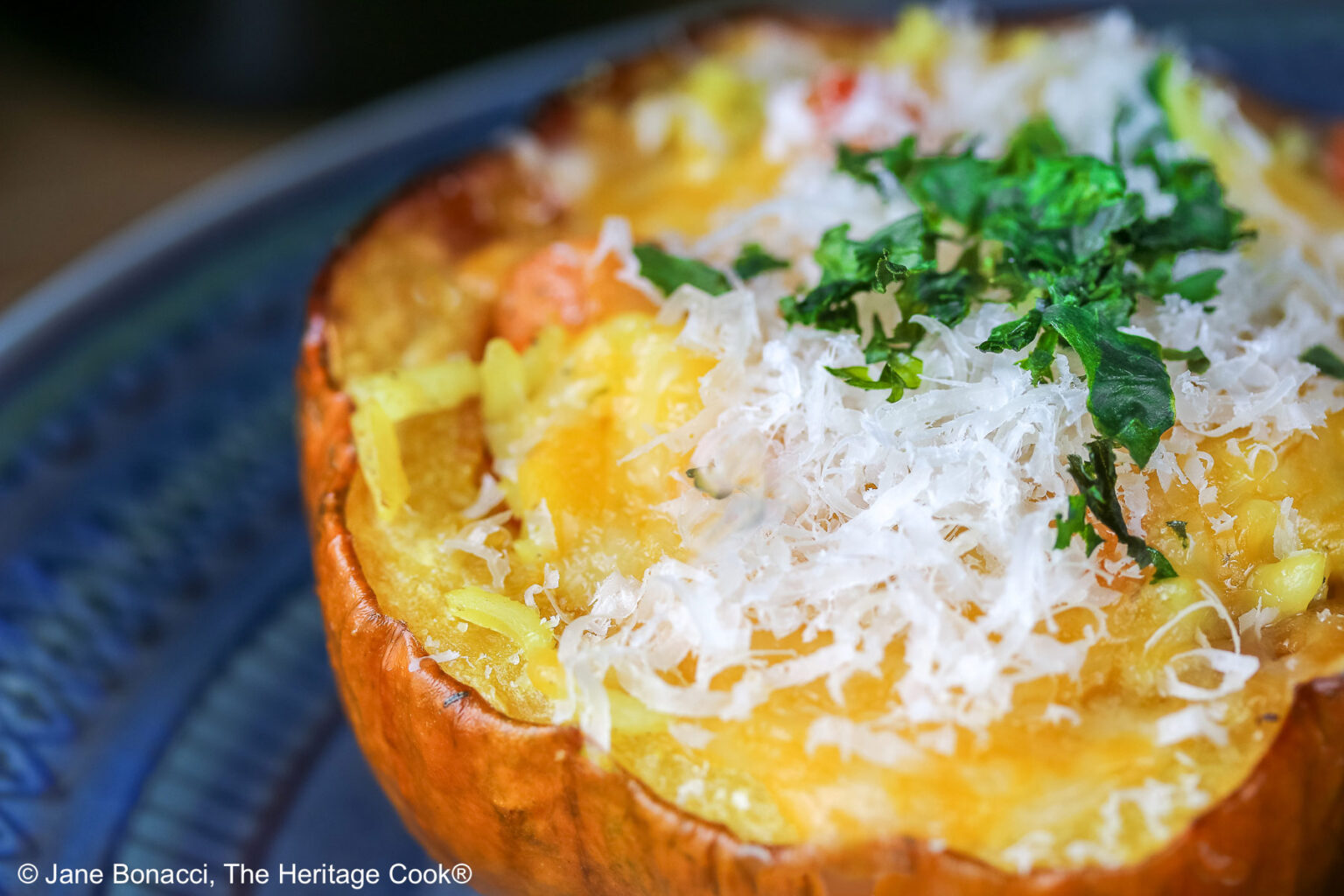 Moroccan Pilaf and Vegetable Stuffed Squash (GF) • The Heritage Cook