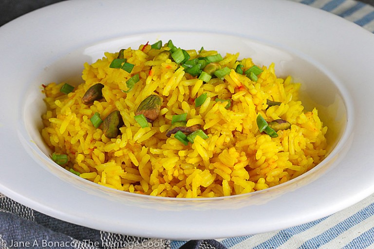 Easy Saffron Rice (Gluten Free) • The Heritage Cook
