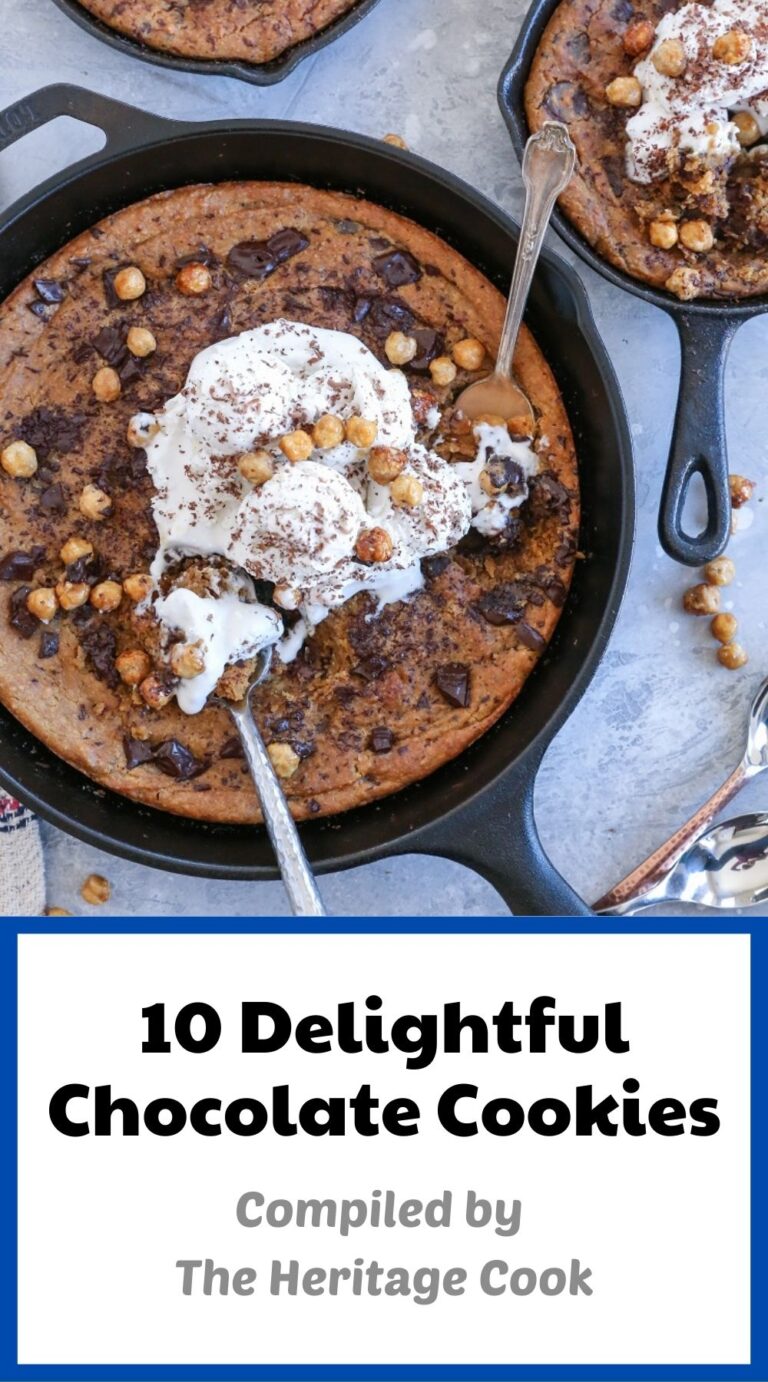 Ten Delightful Chocolate Cookies For Any Occasion • The Heritage Cook