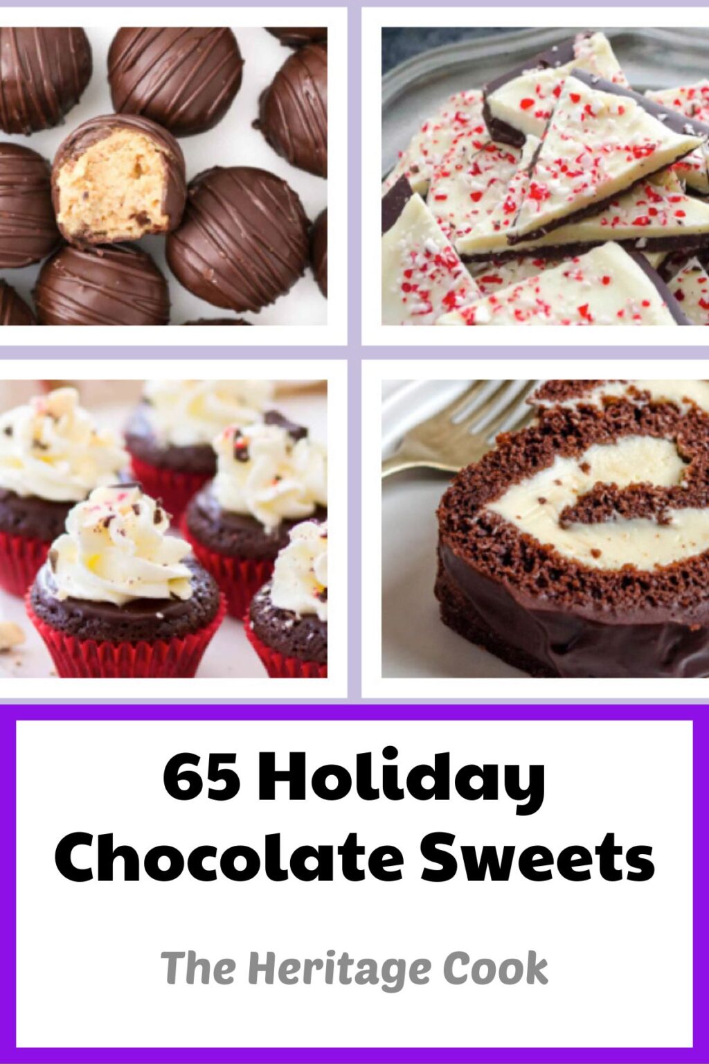 65 Holiday Chocolate Sweets • The Heritage Cook