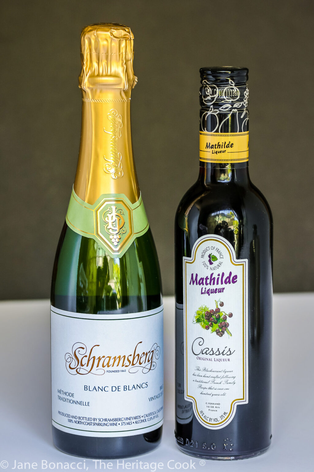 Kir Royale Champagne Cocktails • The Heritage Cook