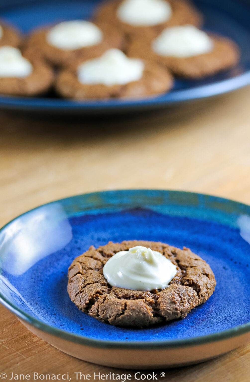 Ginger White Chocolate Thumbprint Cookies (Gluten Free) • The Heritage ...
