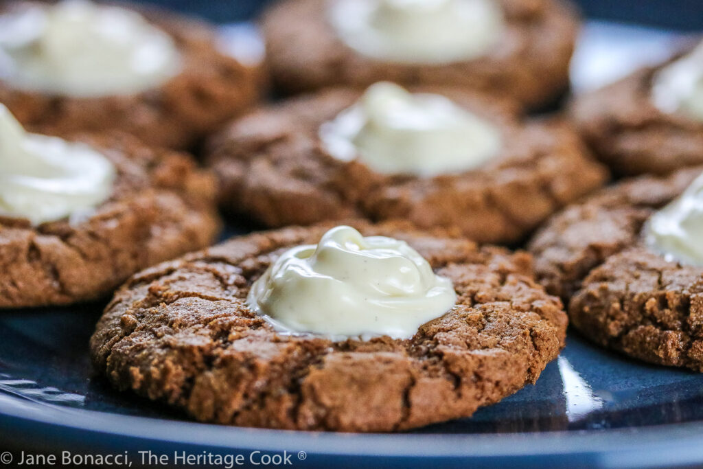 Ginger White Chocolate Thumbprint Cookies (Gluten Free) • The Heritage ...