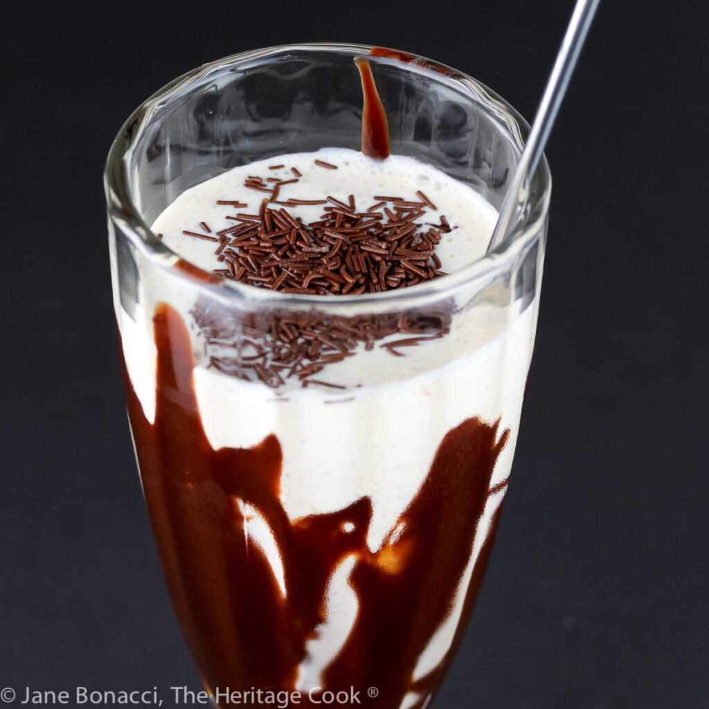Chocolate Swirl Milkshakes (Gluten Free) • The Heritage Cook