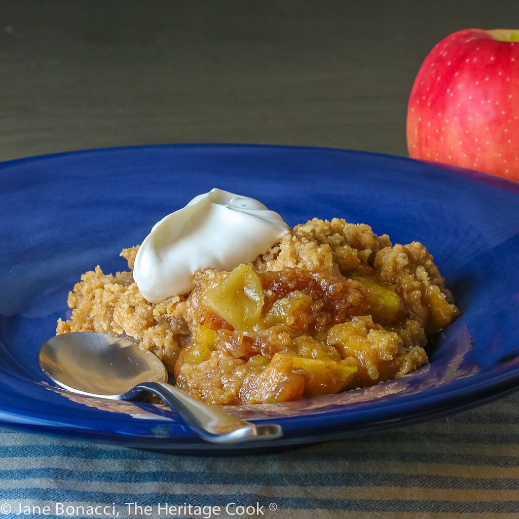 Apple Pie without a Crust = Apple Crisp! • The Heritage Cook