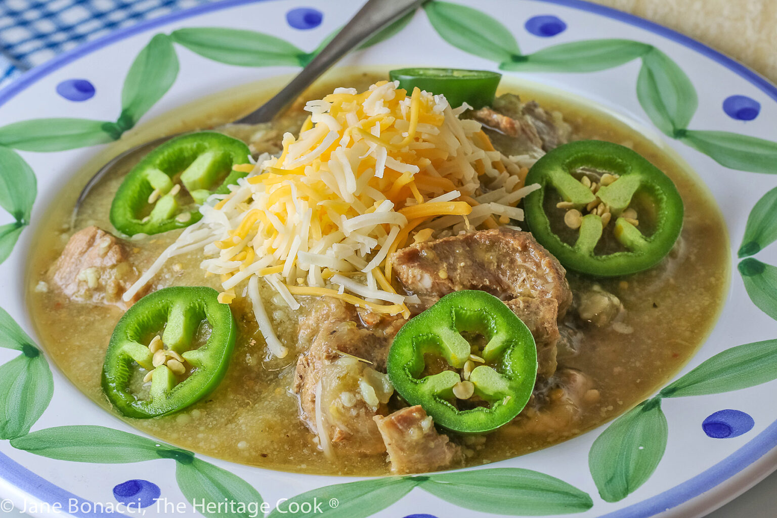 Pork Chile Verde - Instant Pot (Gluten Free) • The Heritage Cook