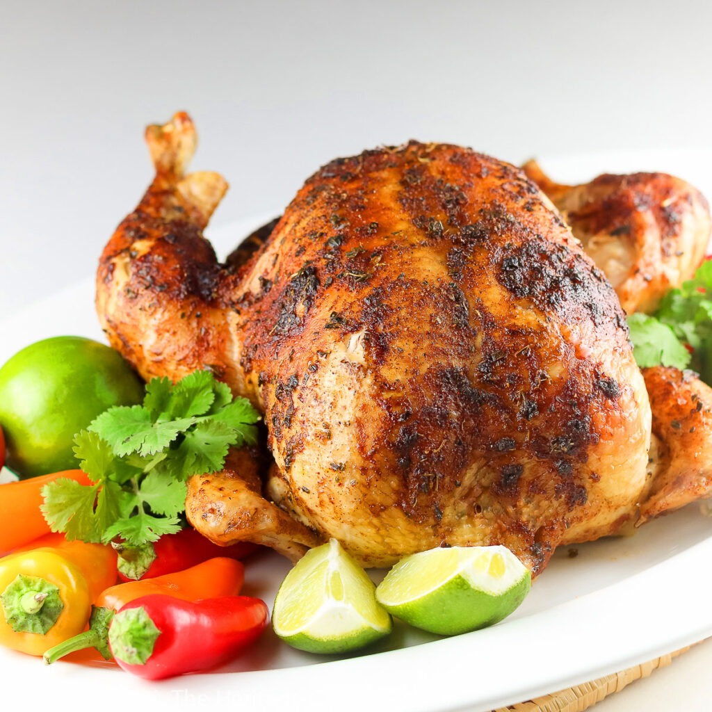 Lime Cumin Roast Chicken (Gluten-Free) • The Heritage Cook