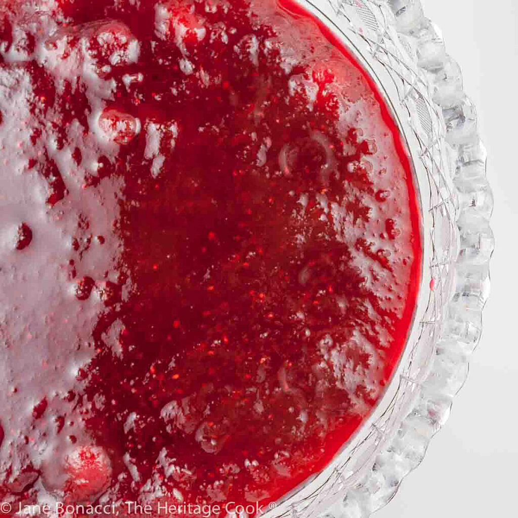 Simple Homemade Cranberry Sauce (Gluten Free) • The Heritage Cook