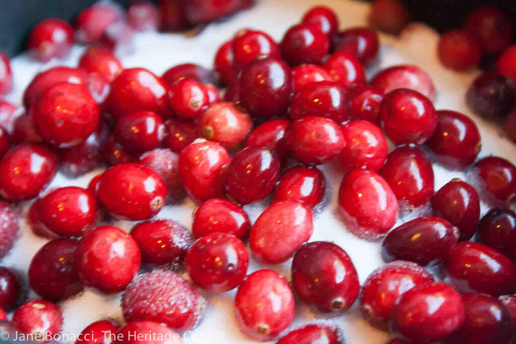 Simple Homemade Cranberry Sauce (Gluten Free) • The Heritage Cook