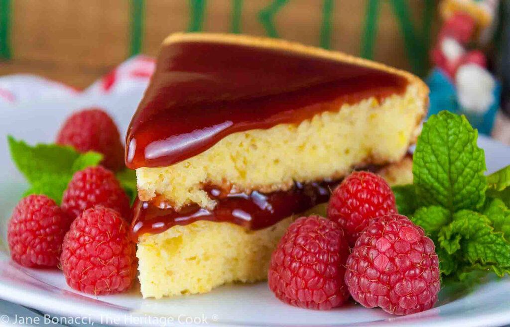 Almond Raspberry Cake with Raspberry Chocolate Cassis Glaze (GF) • The ...