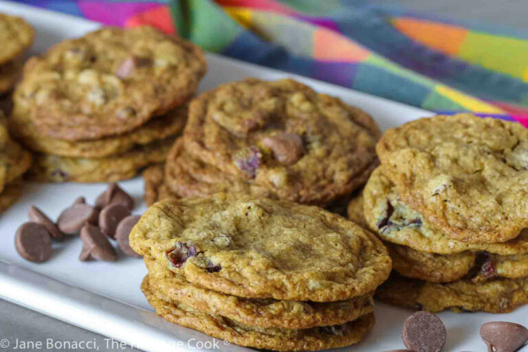 Cherry Chocolate Chip Cookies (Gluten Free) • The Heritage Cook