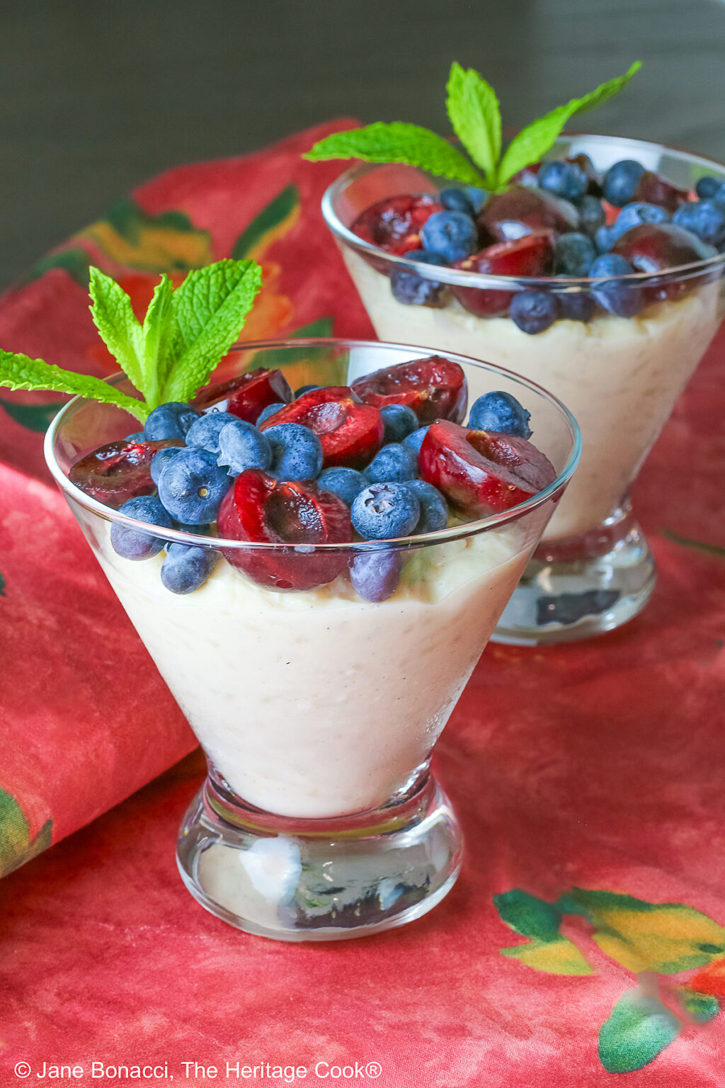 French Rice Pudding with White Chocolate • The Heritage Cook