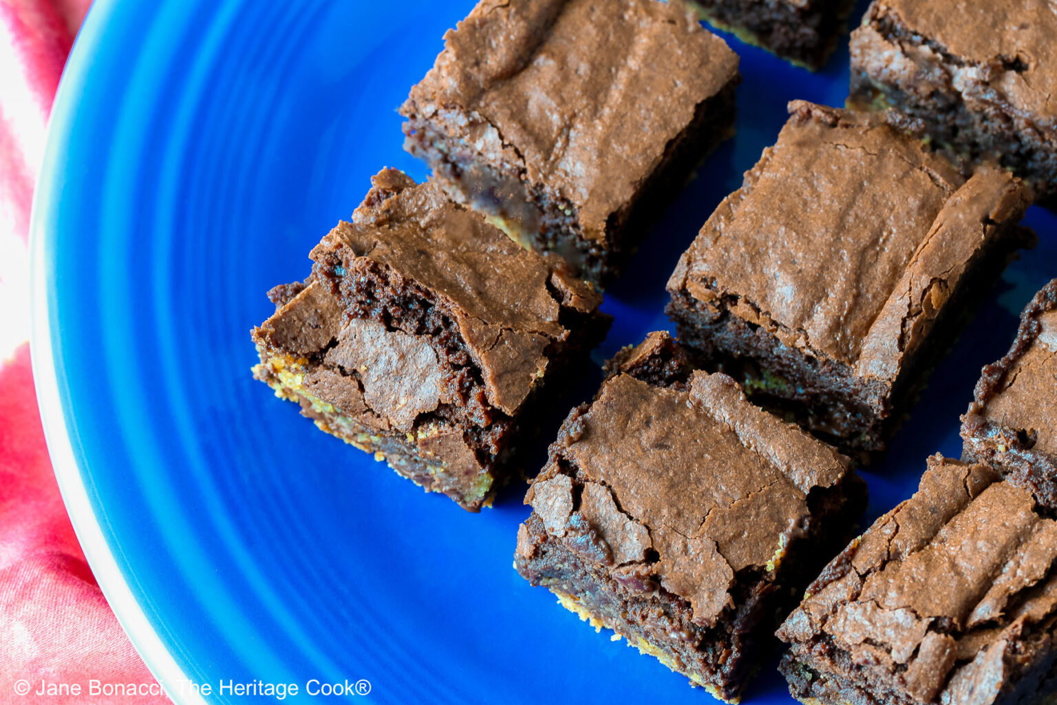 Chocolate Chip Cookie Brownie Squares (GF) • The Heritage Cook