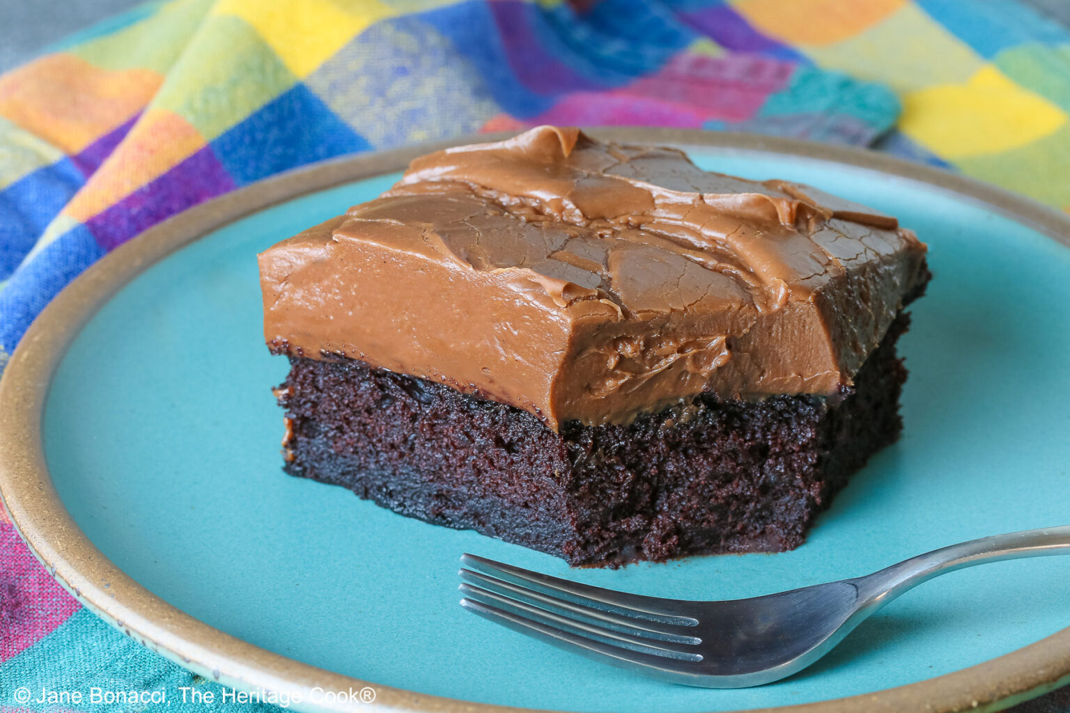 Chocolate Mayonnaise Cake (GF) • The Heritage Cook