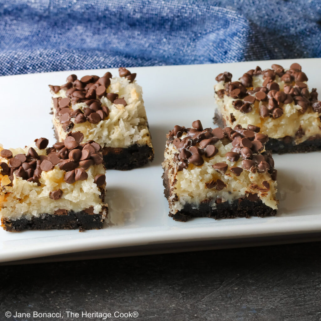 Almond Joy Magic Squares (GF) • The Heritage Cook