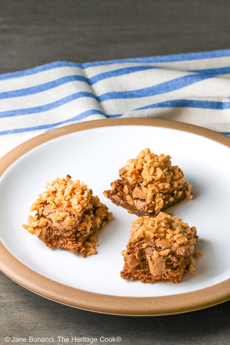 Heath Toffee Brownies (GF) • The Heritage Cook