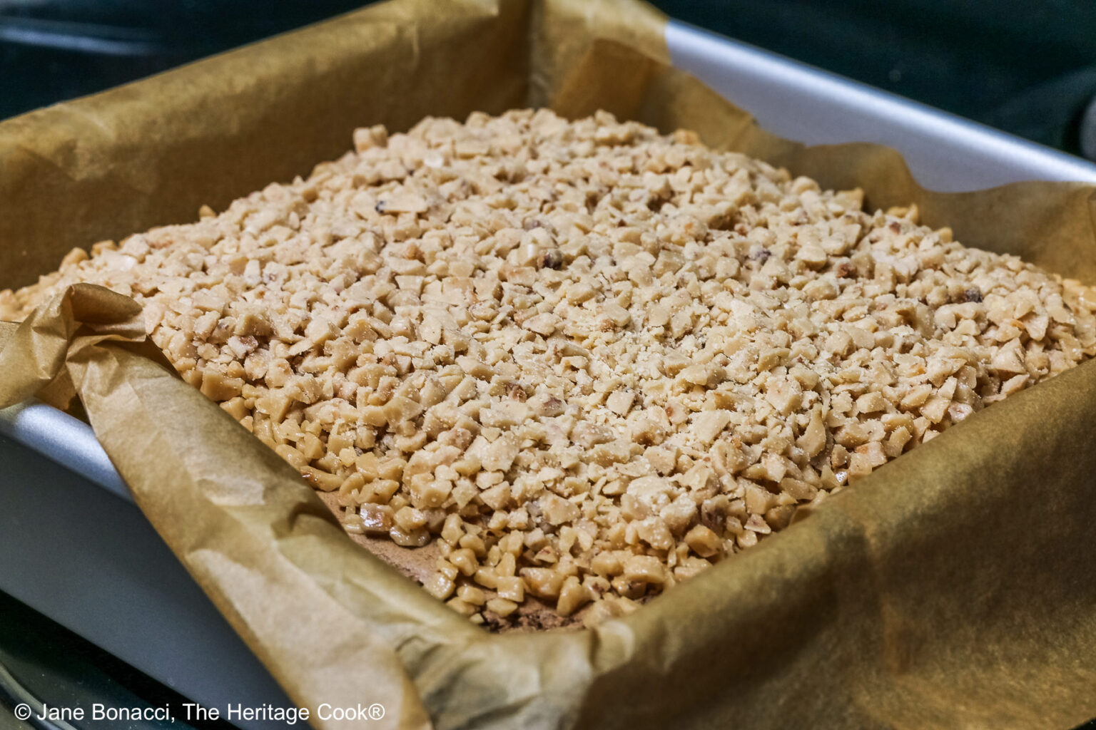 Heath Toffee Brownies (GF) • The Heritage Cook